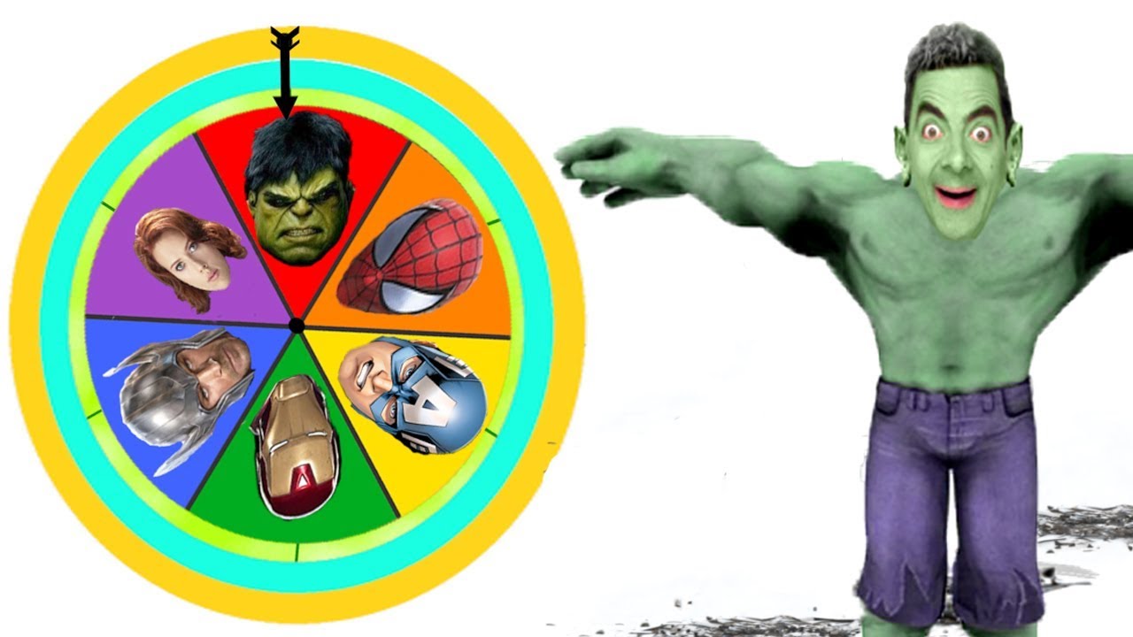 Mr . Bean Mutation By Super Heroes | Hulk, Spider man, Iron man, Thor ...