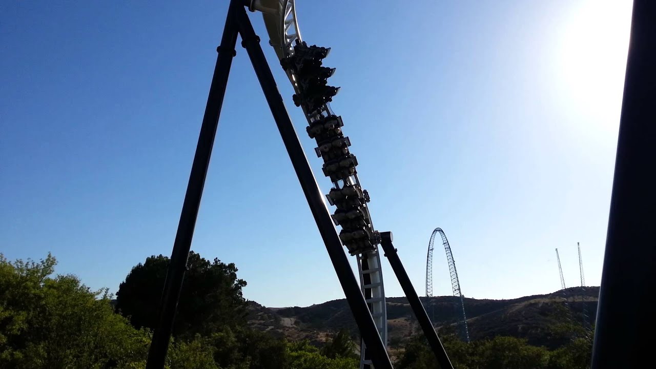 Six Flags Magic Mountain Full Throttle - YouTube