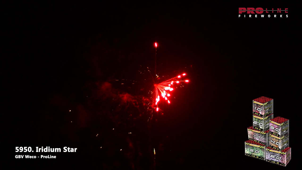 5950 - Iridium Star Selection - BestelVuurwerk.nl - YouTube