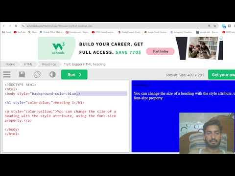 HTML Lecture 3 | Web Development - YouTube