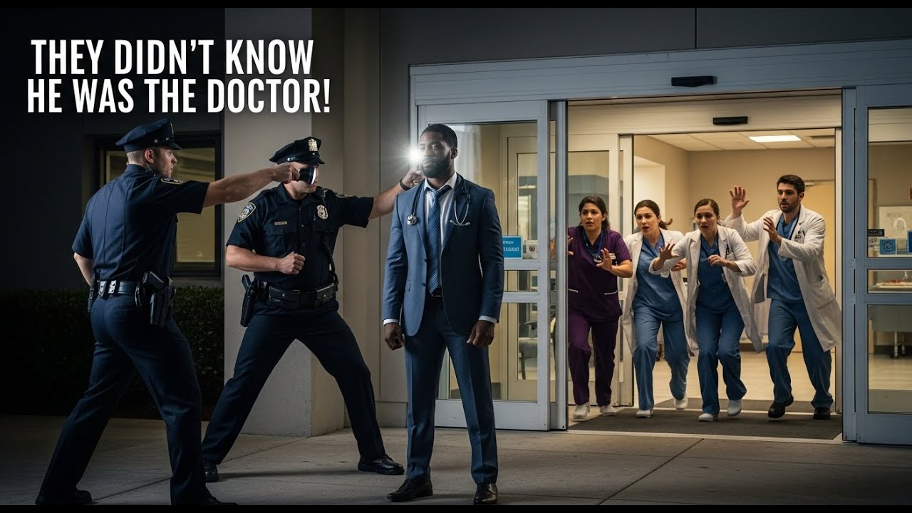 Police Stop Black Doctor Outside Hospital — Freeze When Nurses Rush to ...