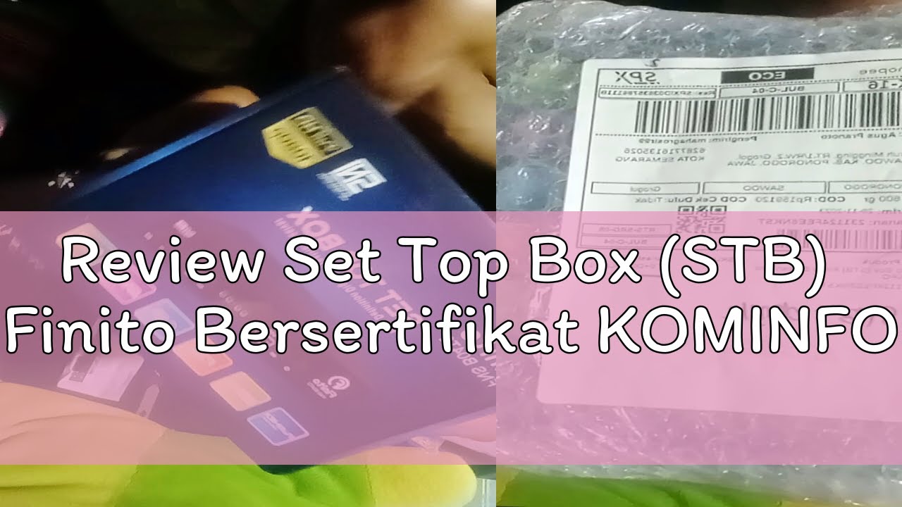 Review Set Top Box (STB) Finito Bersertifikat KOMINFO - YouTube