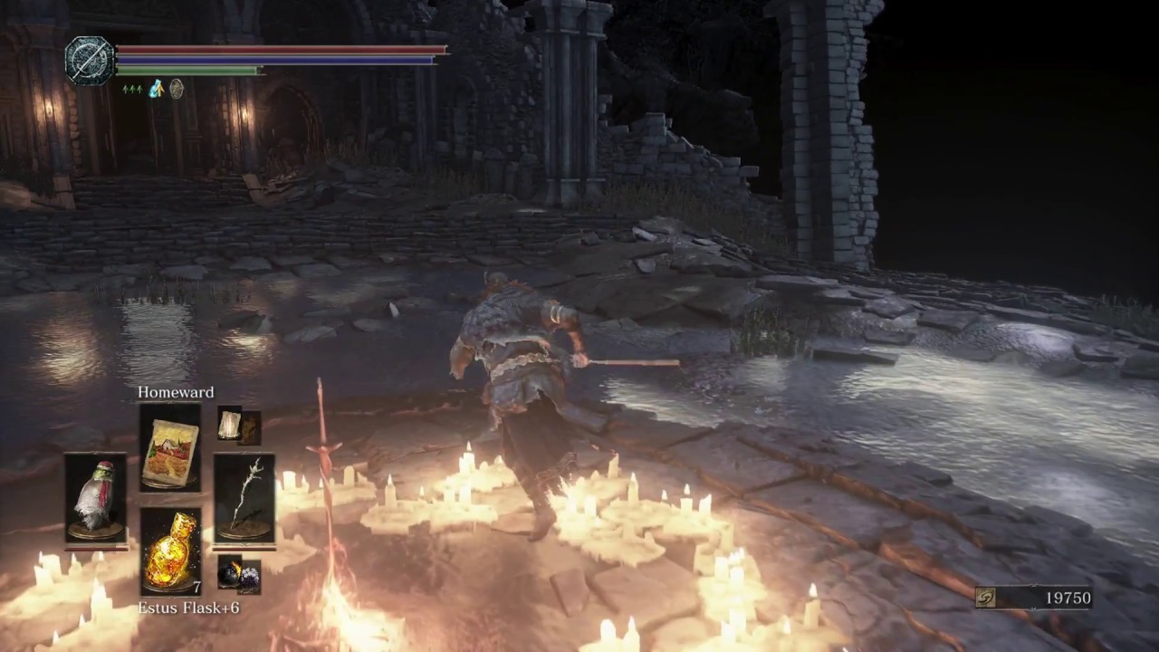 Dark Souls 3 Get Coiled Sword Fragment Permanent Homeward Spell - YouTube