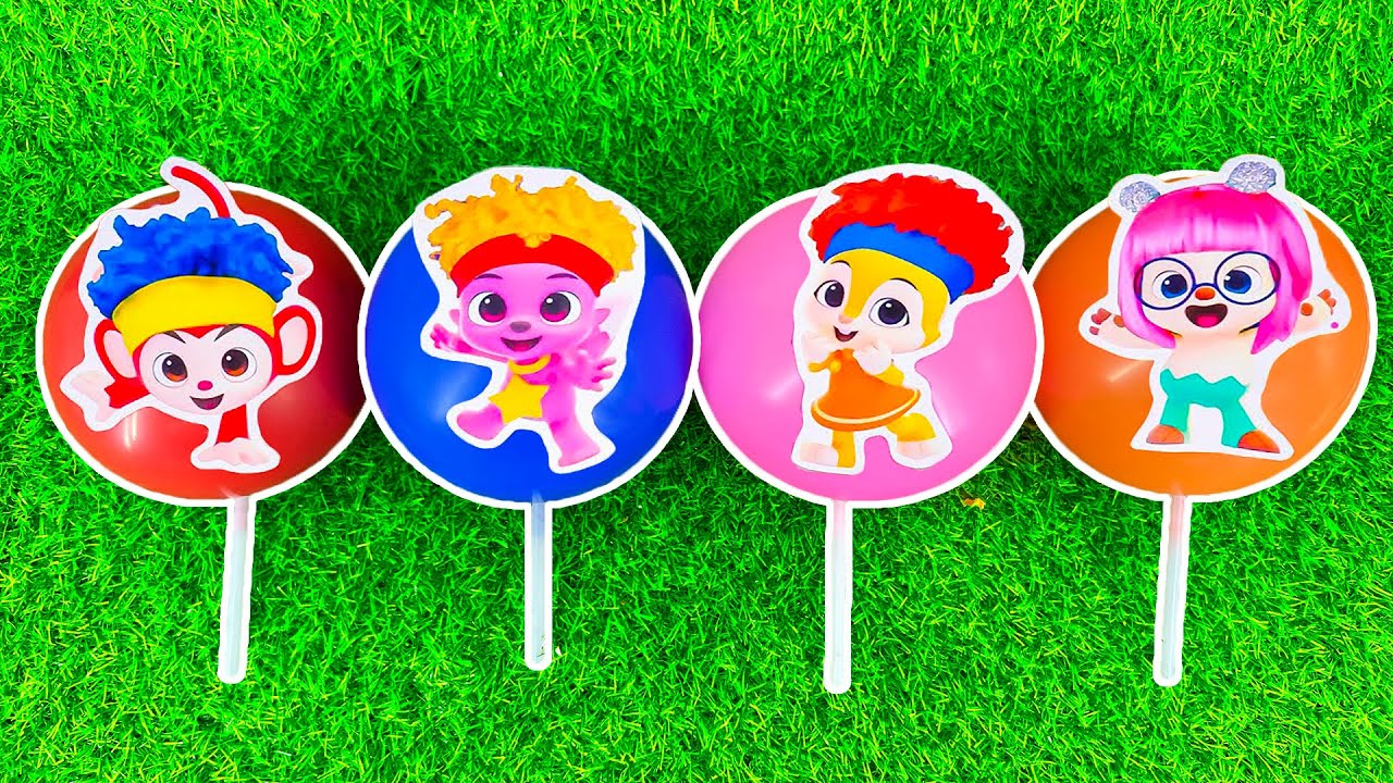Some Lot's of BIG Candy Bar Funny Balloons D Billions Pinkfong Hogi ...