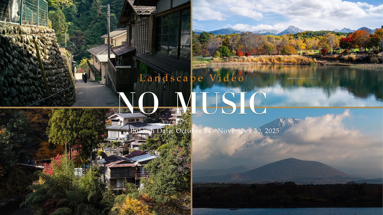 ⚪️【Without BGM】The Shifting Veil of Autumn: Beautiful Japanese Fall ...