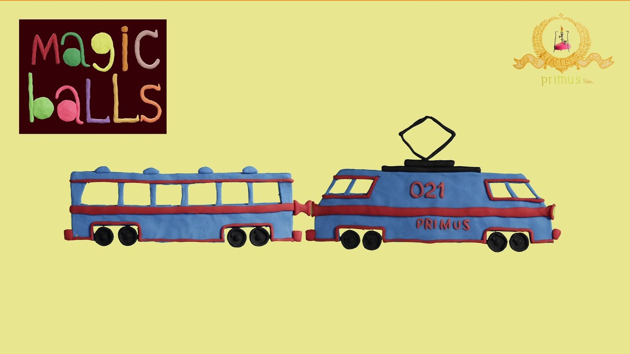 Magic Balls - Train - Educational cartoons for kids - YouTube