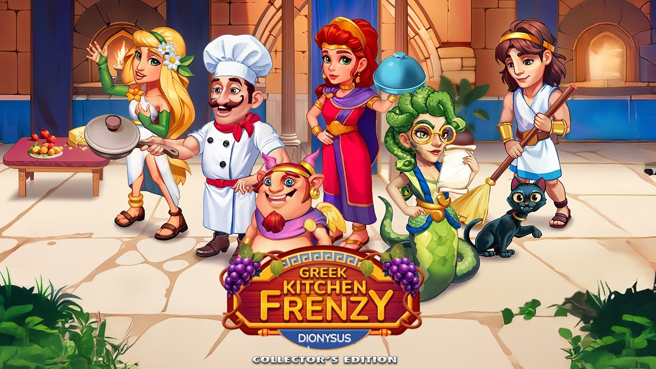 Greek Kitchen Frenzy: Dionysus Game Trailer - YouTube