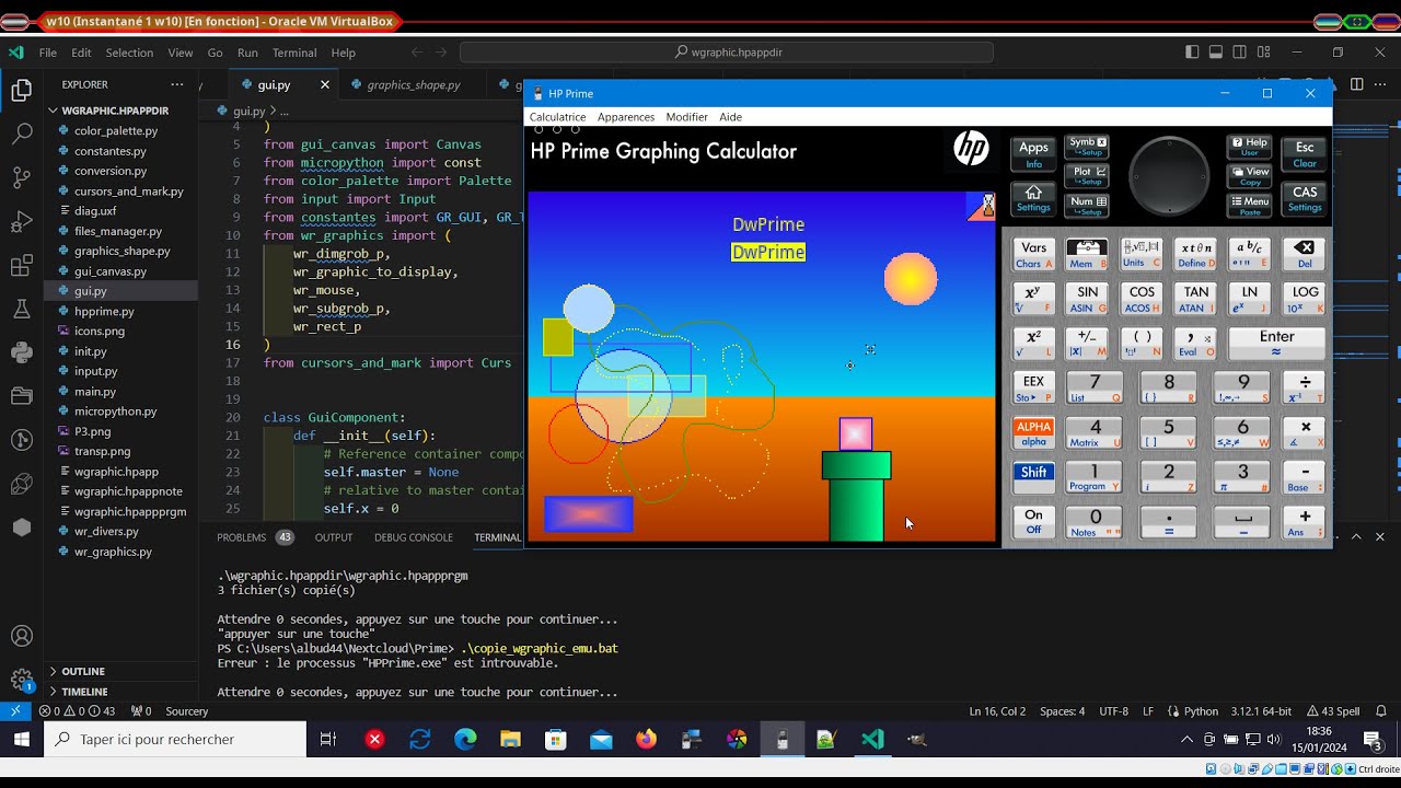 HP Prime : logiciel dessin DwPrime 1.0 - YouTube