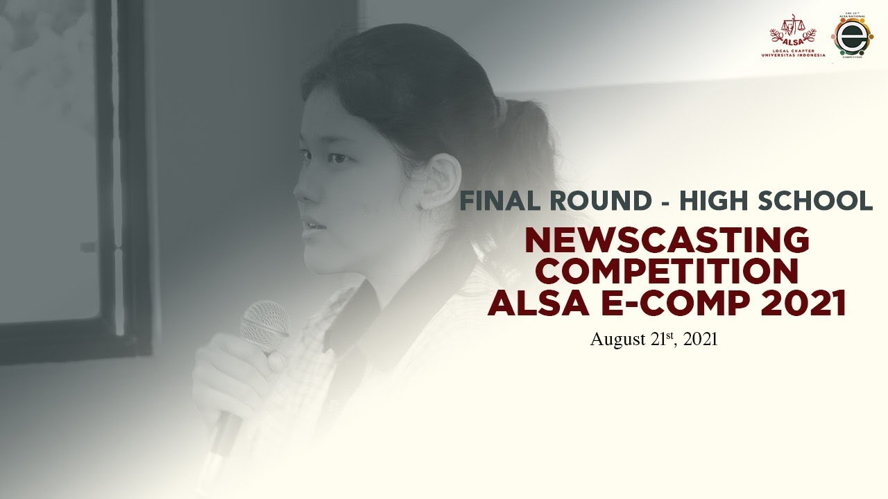 ALSA E-Comp 2021 Final Round Newscasting - High School - YouTube