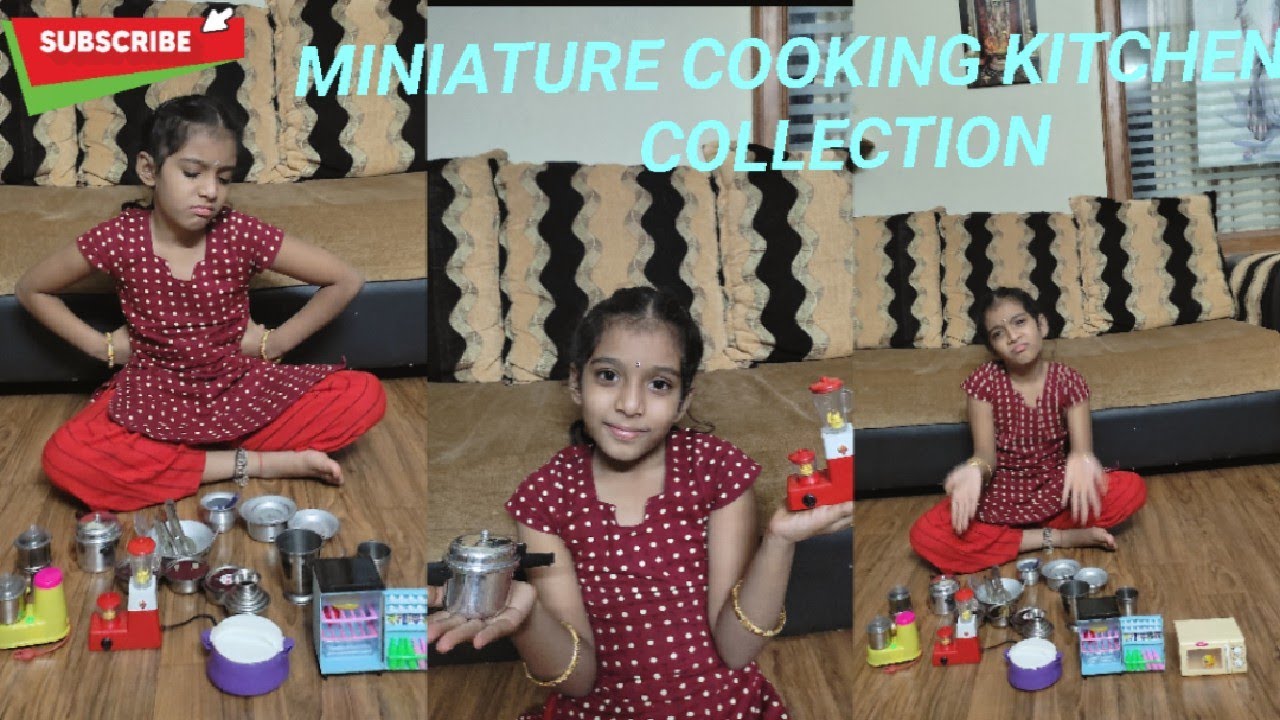 Miniature cooking kitchen set/My latest kitchen set collection tiny ...
