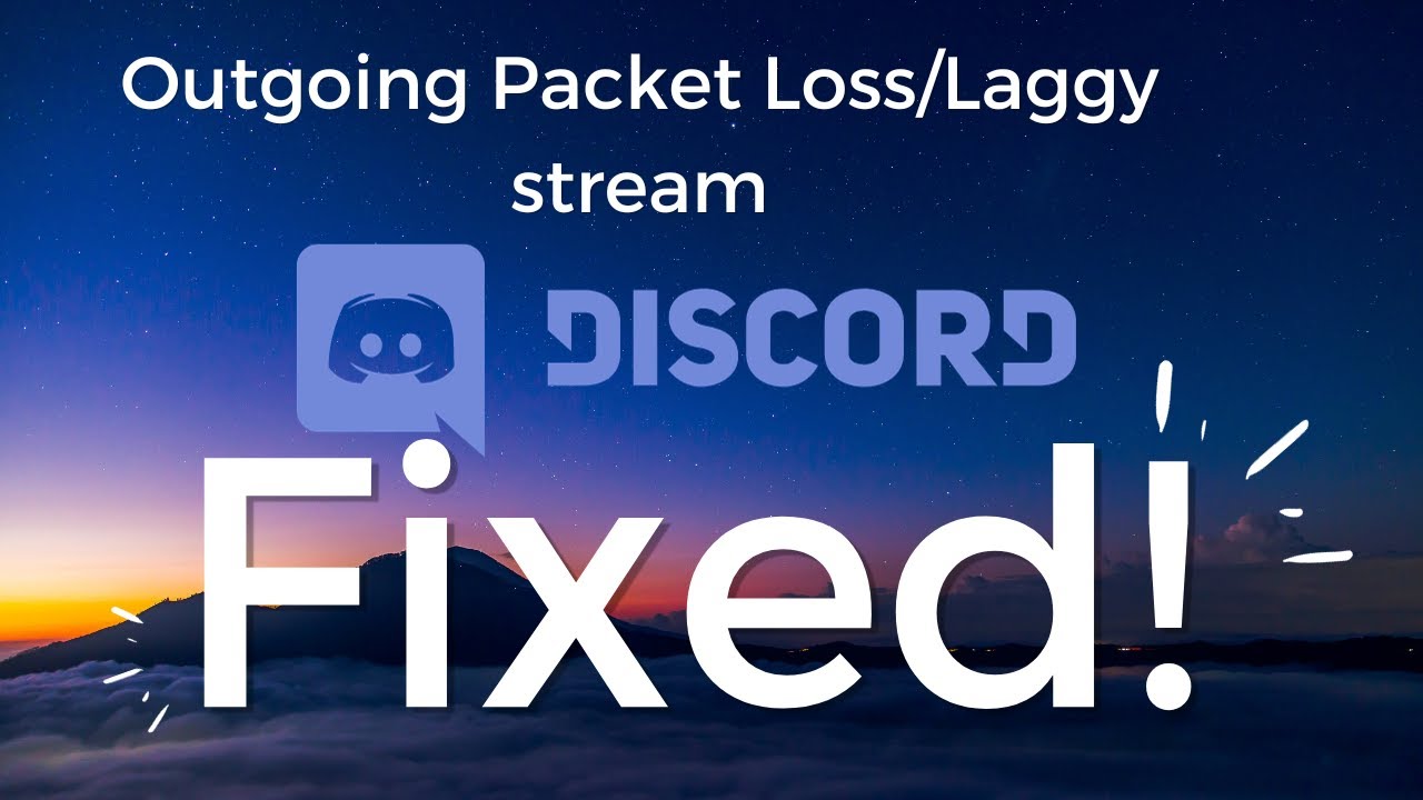 FIX OUTGOING PACKET LOSS/LAGGY STREAM WHEN SHARESCREENING ON DISCORD ...