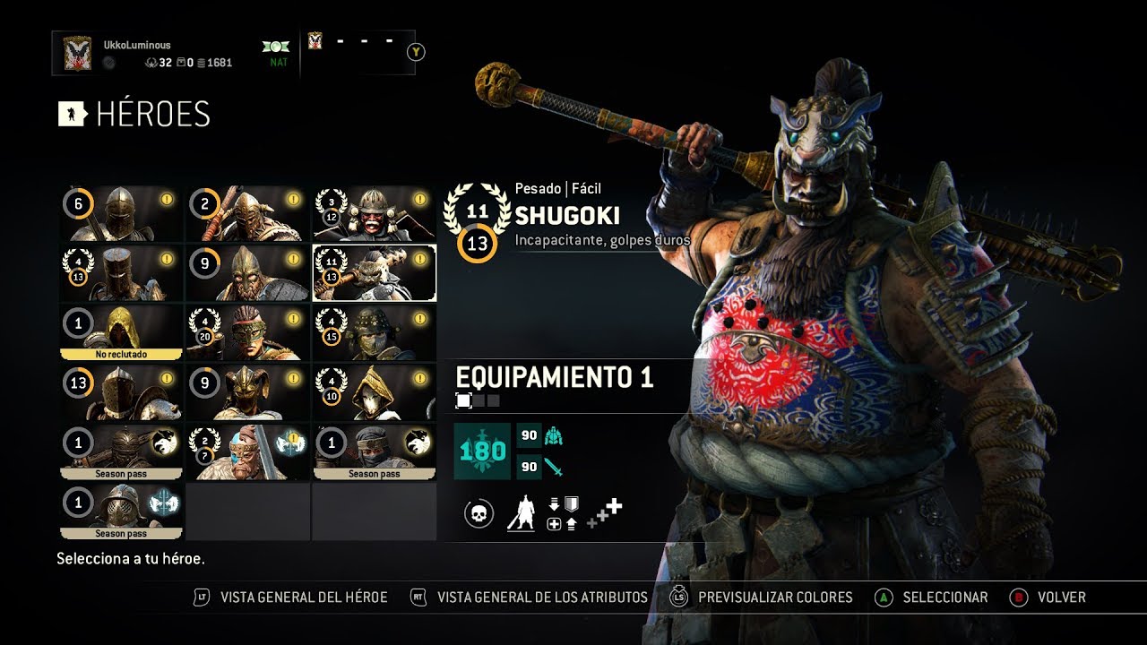 El Mas Fuerte - Shugoki De Los Samurais - For Honor - YouTube