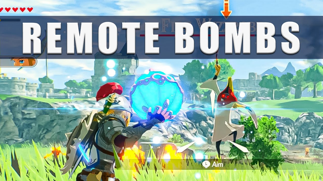 Hyrule Warriors Age of Calamity Remote Bombs - YouTube