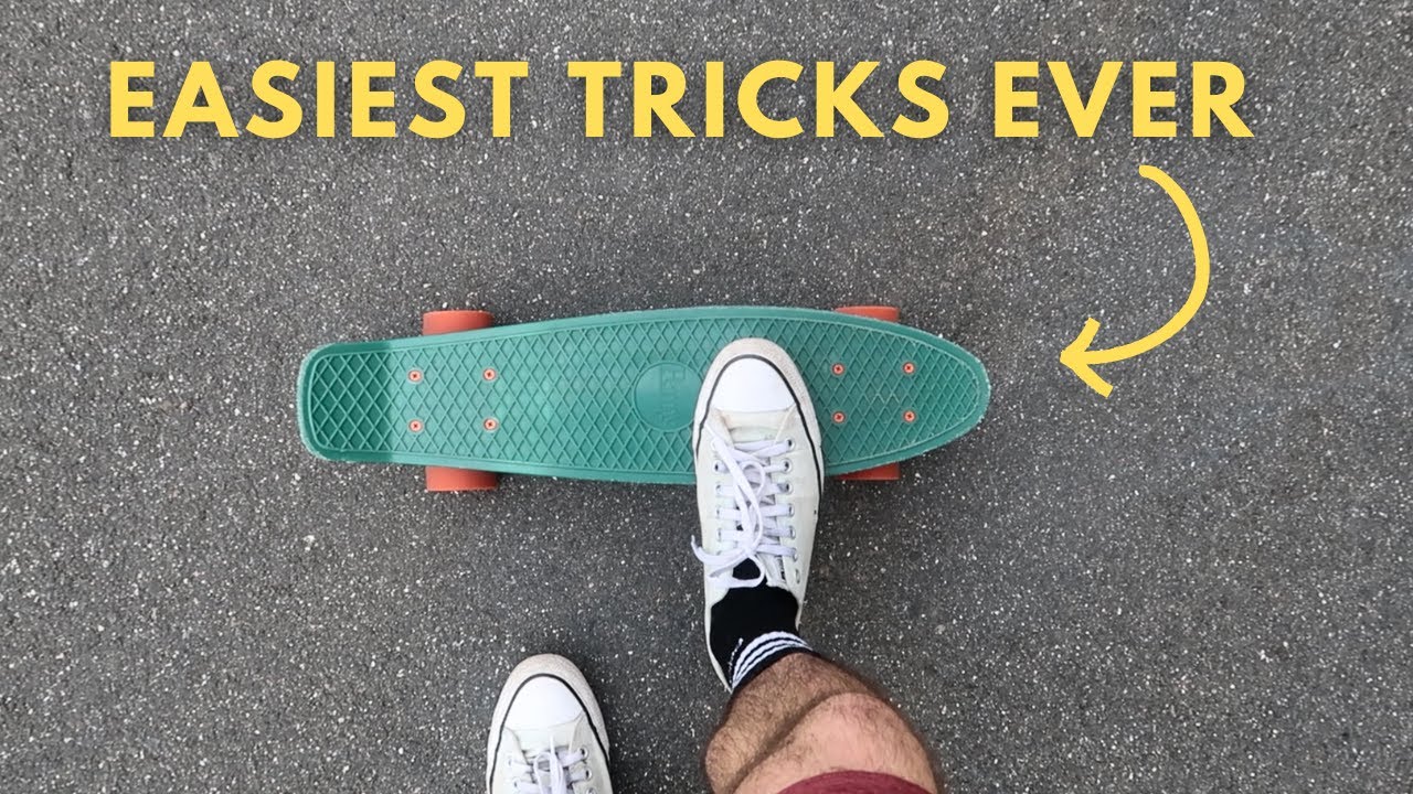 The EASIEST Penny Board Tricks for Absolute Beginners - YouTube
