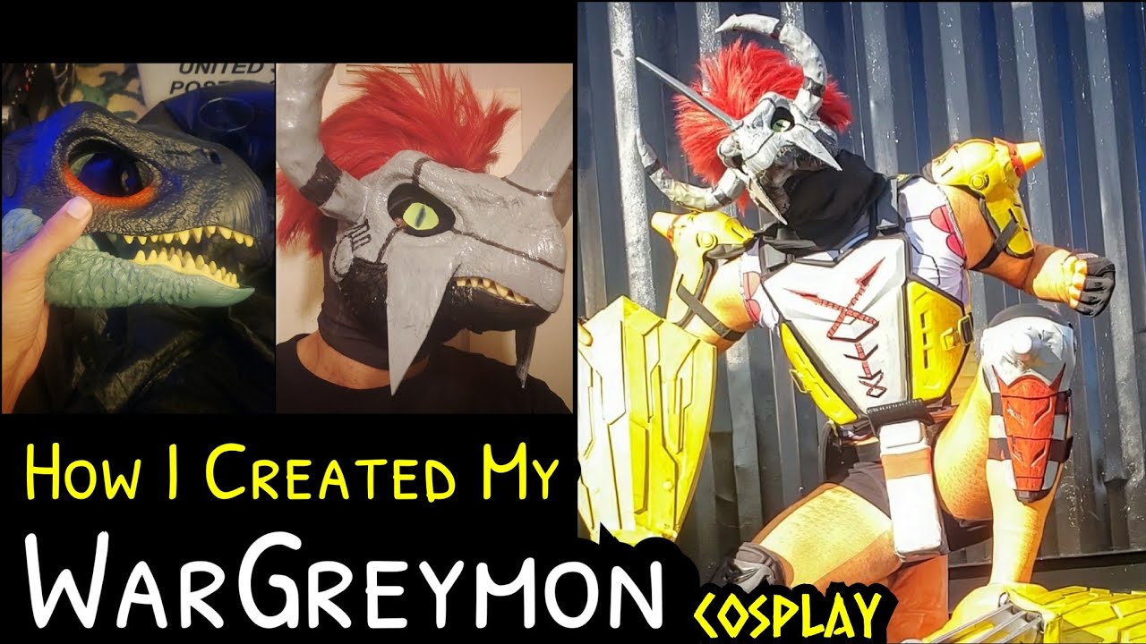 How I Created My "WarGreymon" Cosplay! (ft.TstunningSpidey) | #Digimon ...
