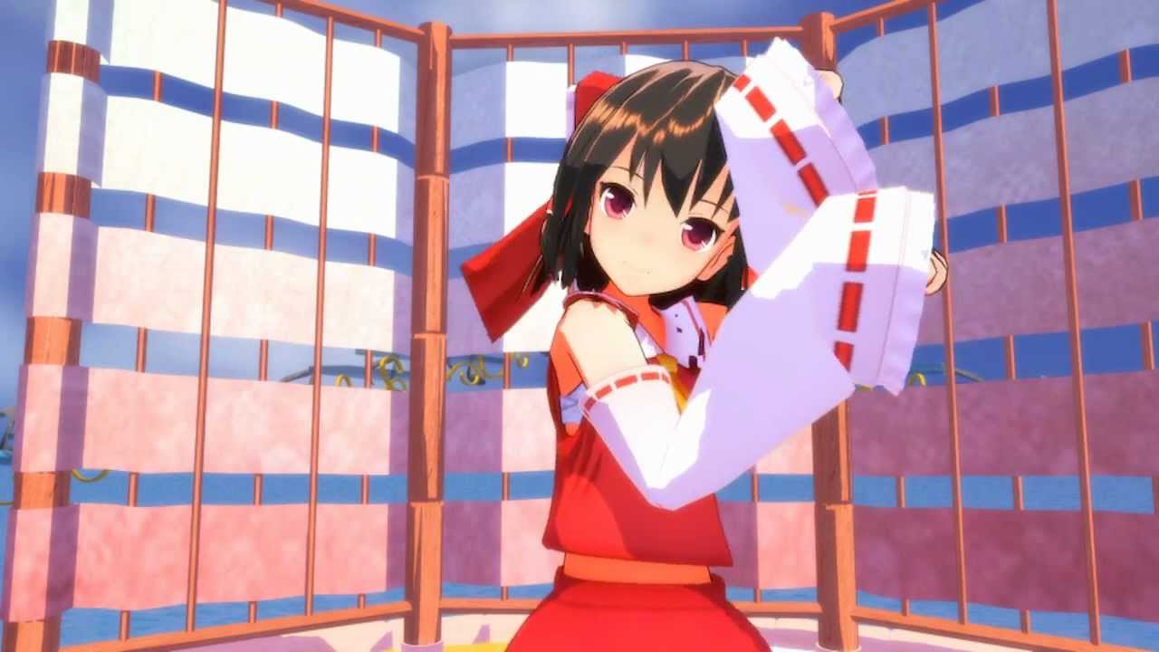 【Touhou MMD】Reimu Nyanyanyanyanyanyanya! HD 720p - YouTube