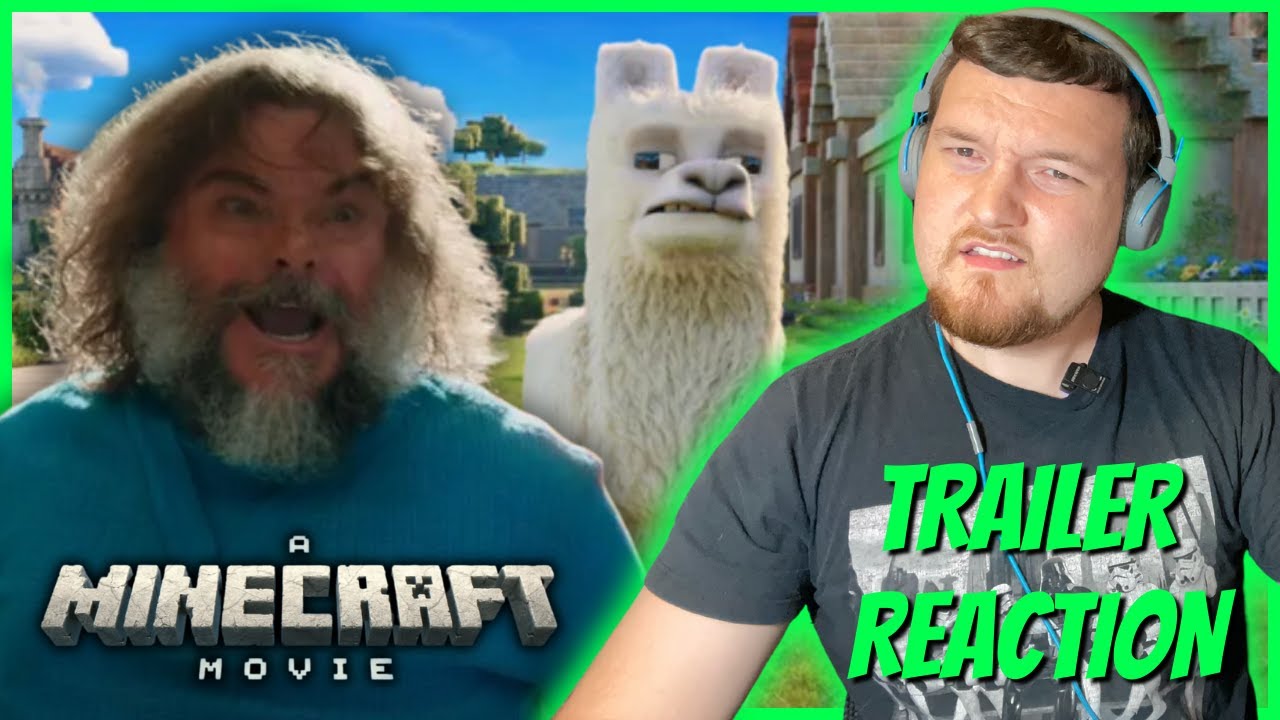 A MINECRAFT MOVIE | TEASER TRAILER REACTION - YouTube