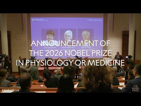 Announcement of the 2026 Nobel Prize in Physiology or Medicine