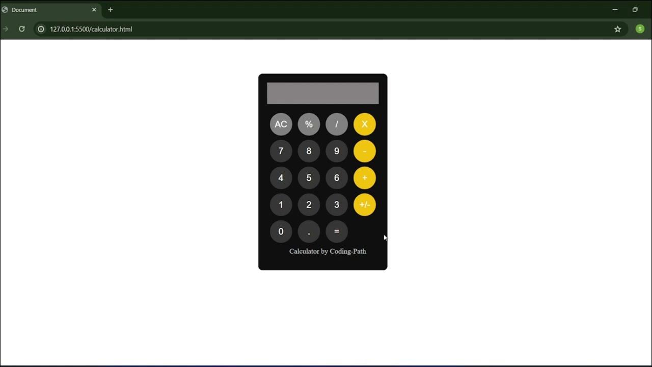 Mastering HTML: Build Your Own Calculator with HTML, CSS, and JavaScript 🌟 - YouTube
