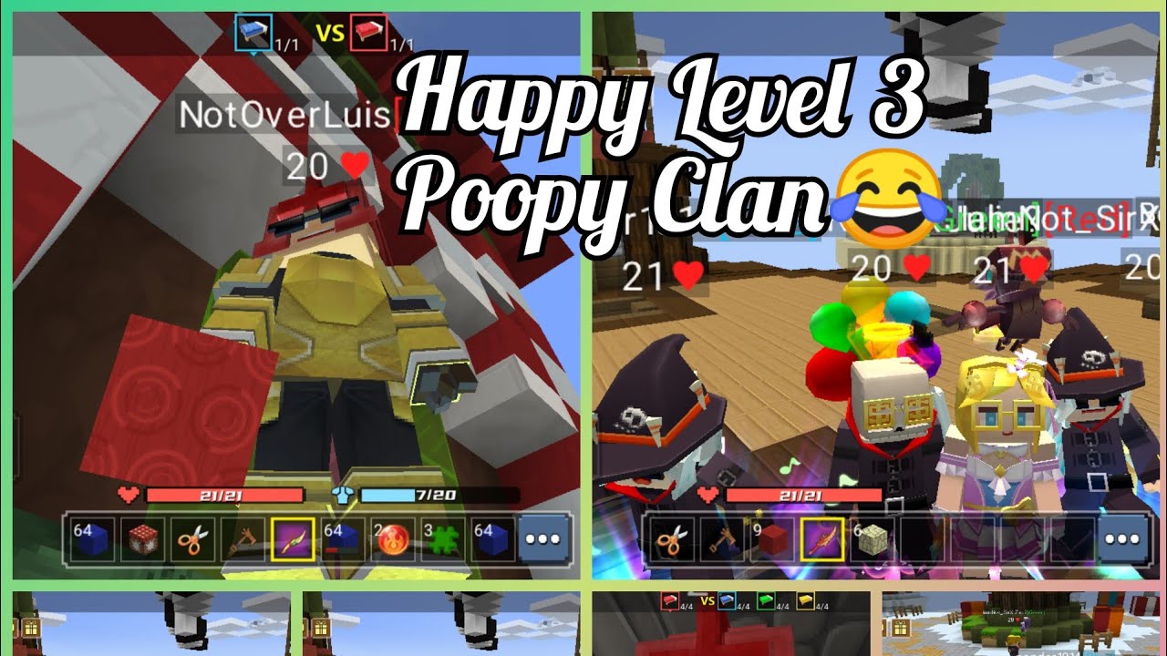 Happy Level 3 Clan anniversary Poopy and the CHIEFmunks hahahaha😂 - YouTube