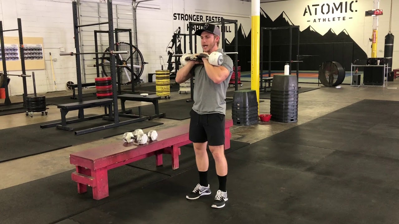 KB : DB Lunges - YouTube