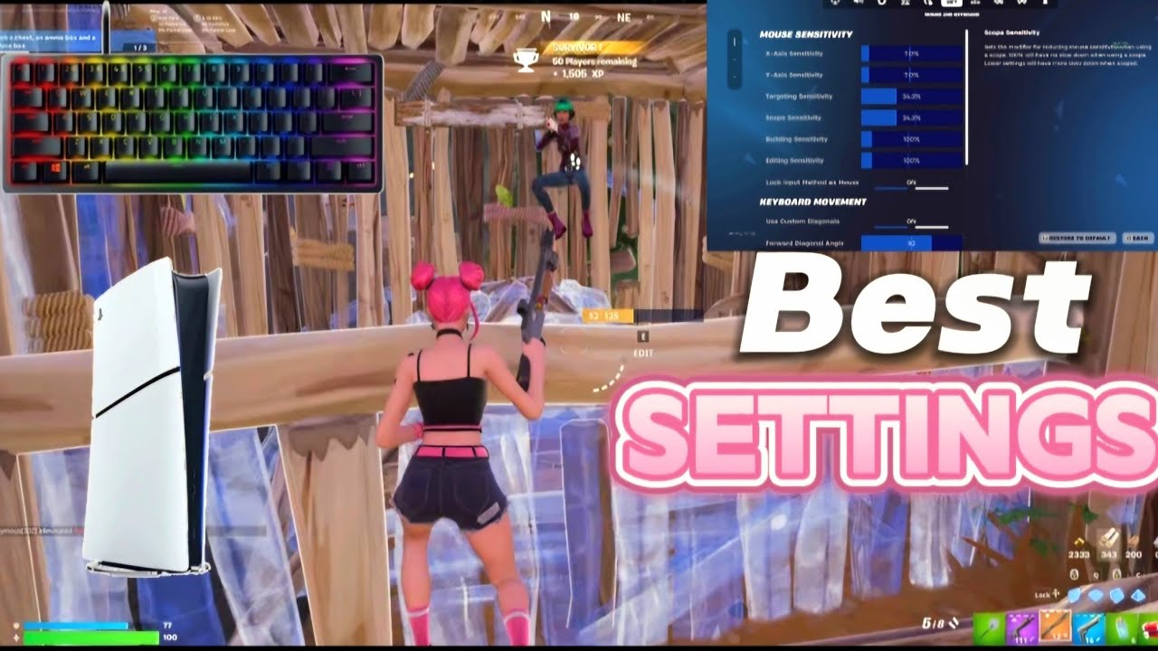 *UPDATED* BEST Console Keyboard & Mouse Settings + PS5 SLIM Ranked ...