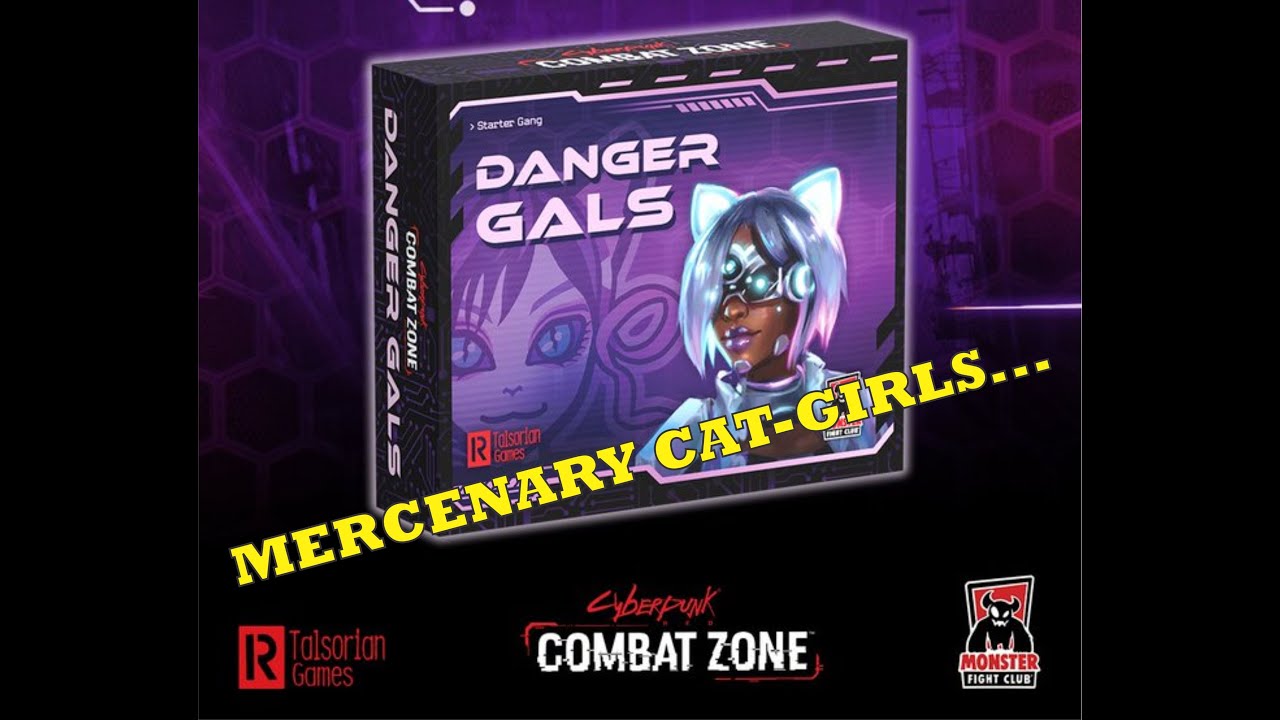 Cyberpunk Red Combat Zone Danger Gals Gang Miniatures Review - YouTube