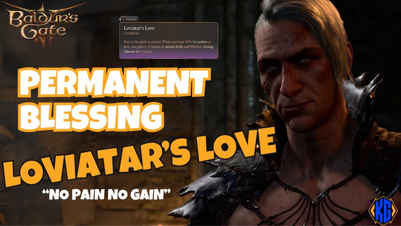 Baldur's Gate 3 How to get Permanent buff LOVIATAR'S LOVE - YouTube