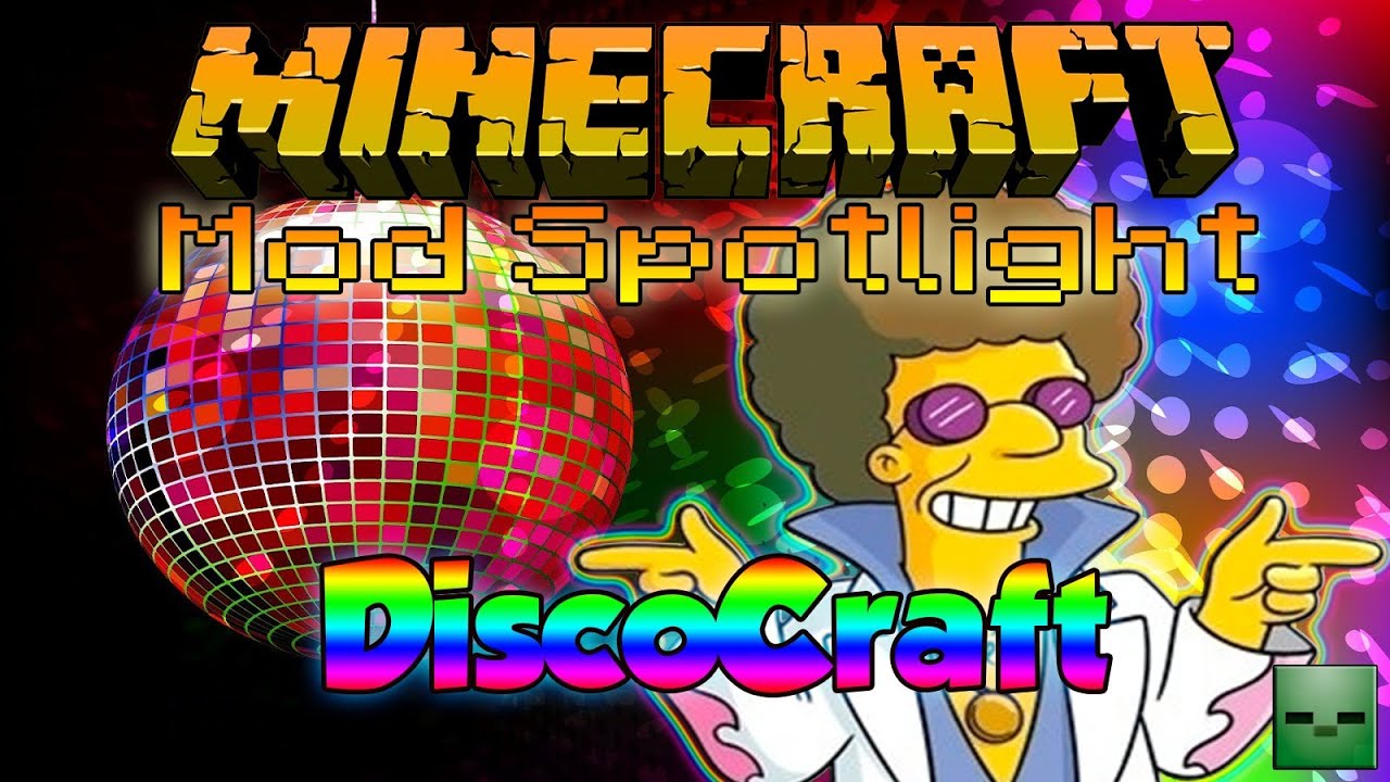 Minecraft Mods: DiscoCraft. !Móntate una fiesta! [Forge][1.5.2] - YouTube