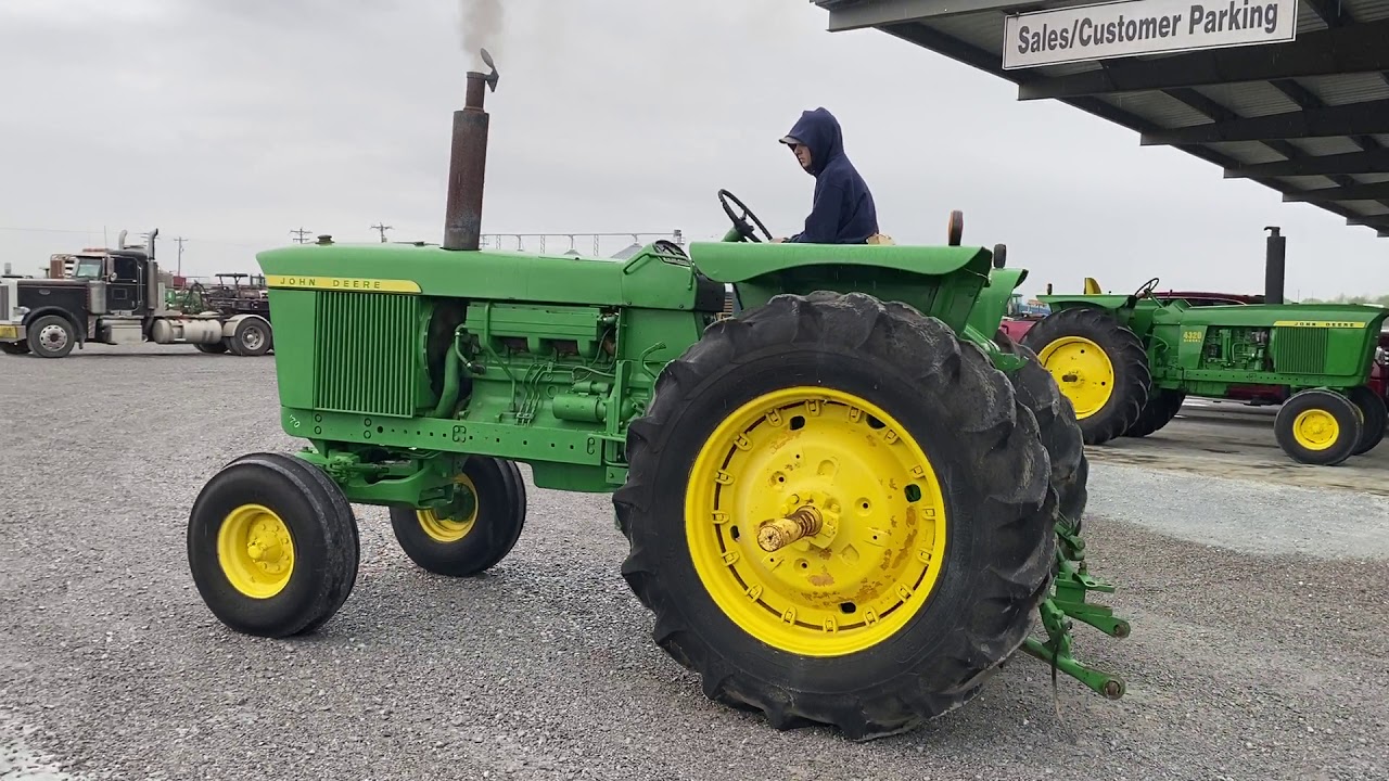 John Deere 4620 Powershift Row Crop - YouTube
