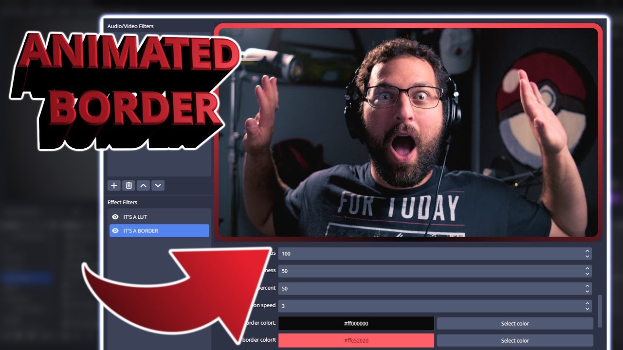 OBS Animated Border AS A FILTER - YouTube