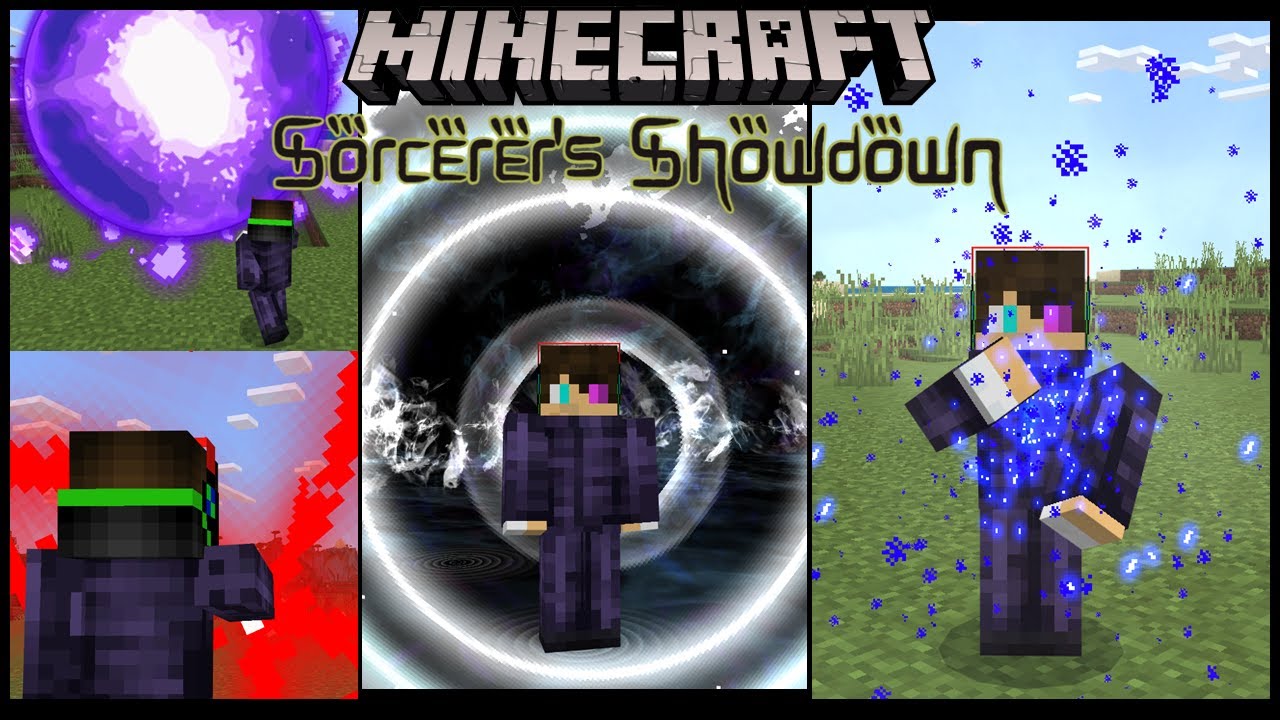 *AMAZING* Sorcerer's Showdown! Yuji and Gojo's techniques! (Minecraft ...