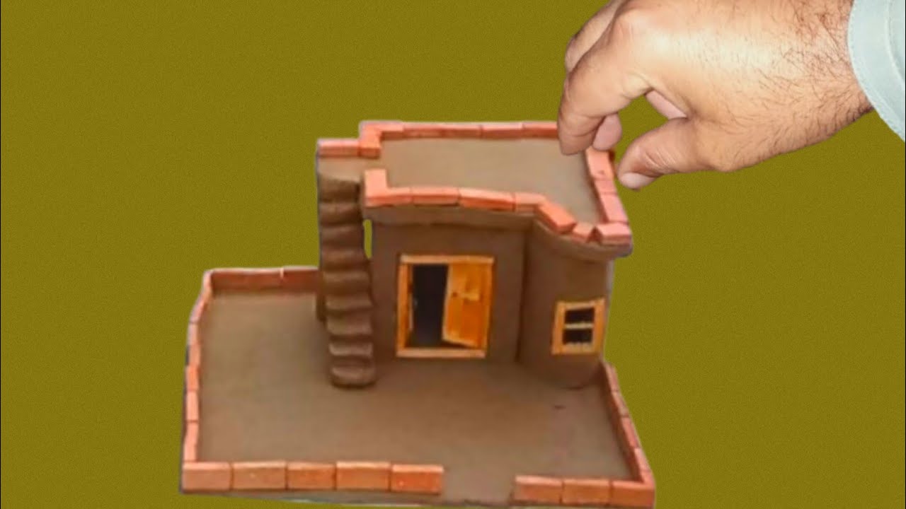Old home design || How to make mud house || Diy miniature house || Mati ...