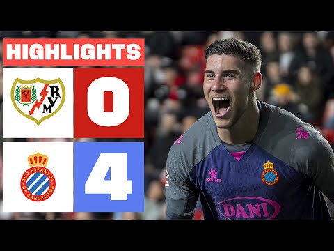 RAYO VALLECANO 0 - 4 RCD ESPANYOL I RESUMEN LALIGA EA SPORTS