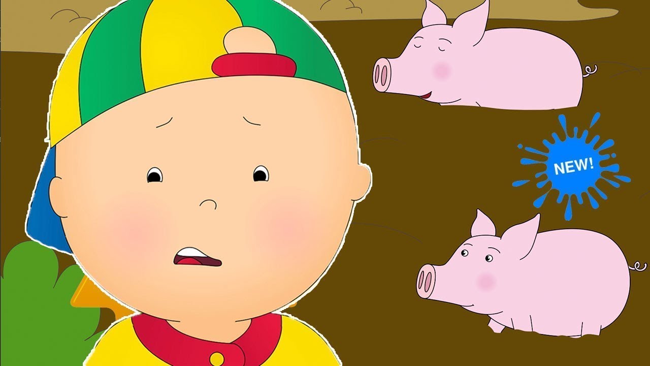 AT THE ANIMAL FARM | Caillou New Adventures | Cartoons for Kids ...