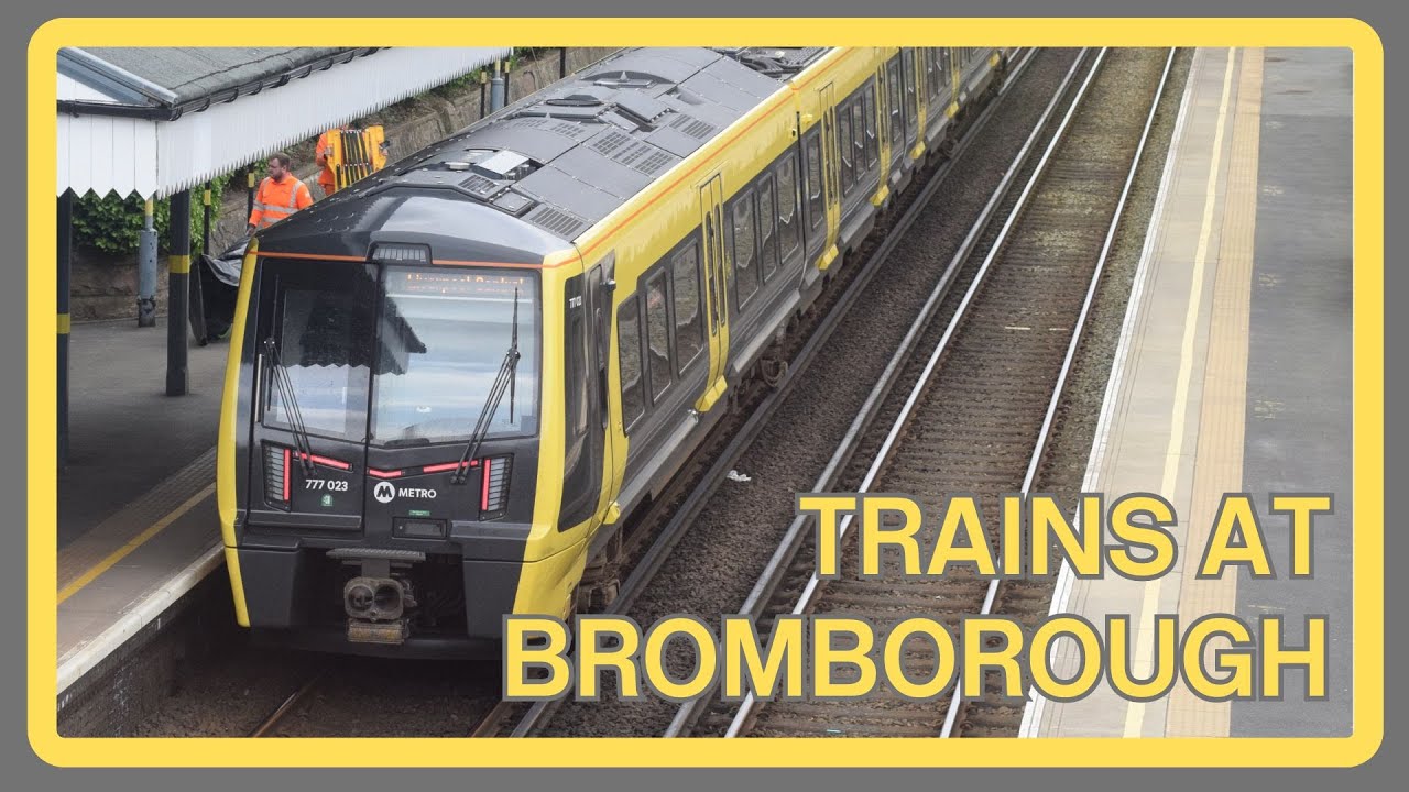 TRAINS at BROMBOROUGH railway station - YouTube