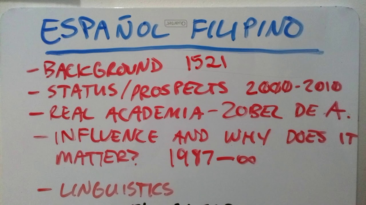Let's Learn Philippine Spanish - Dialect Introduction - YouTube