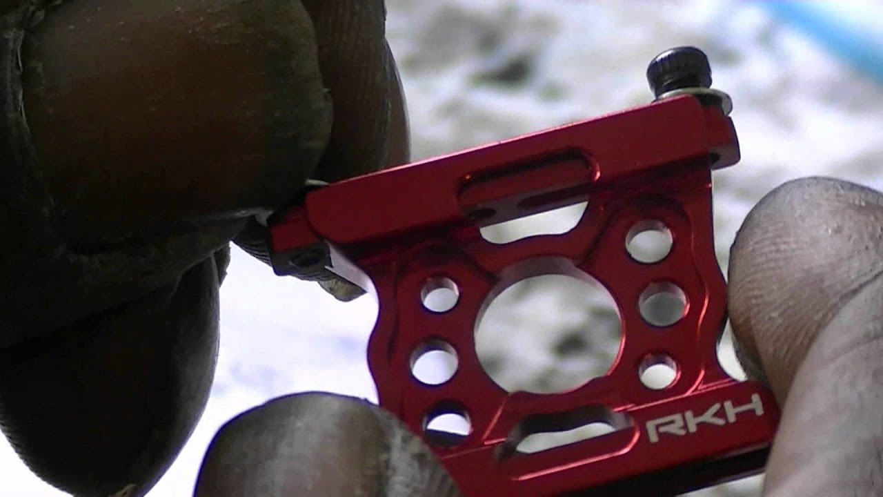 RKH RAKON HELI trex 450 pro adjustable motor mount. - YouTube