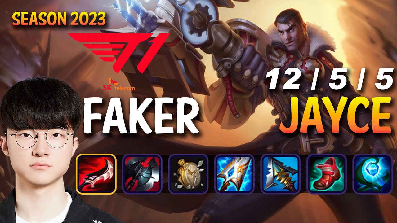 T1 Faker JAYCE vs QIYANA Mid - Patch 13.15 KR Ranked - YouTube