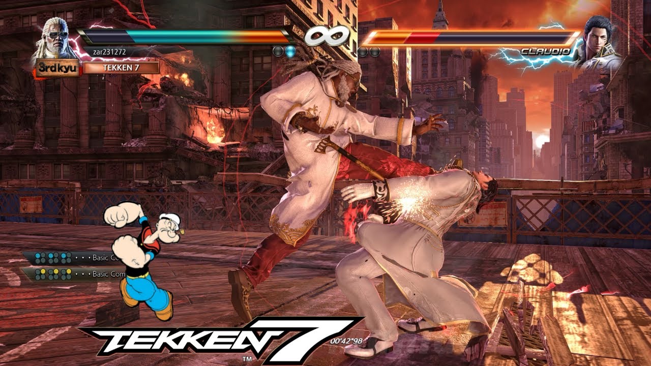 Tekken 7 | Gameplay | Fighting Game | Leroy vs Claudio | Gaming Maniac ...