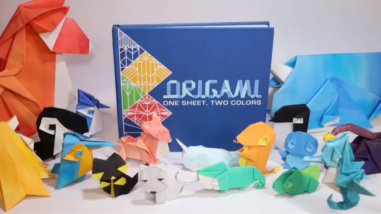 董信灿（Ryan Dong）折纸集 One Sheet Two Colors - YouTube