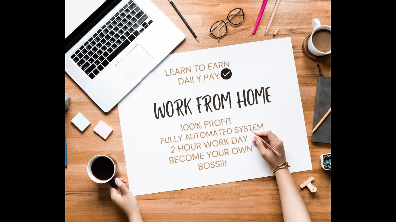 Work from Home - Learn how to make $600 a day with your own Online ...