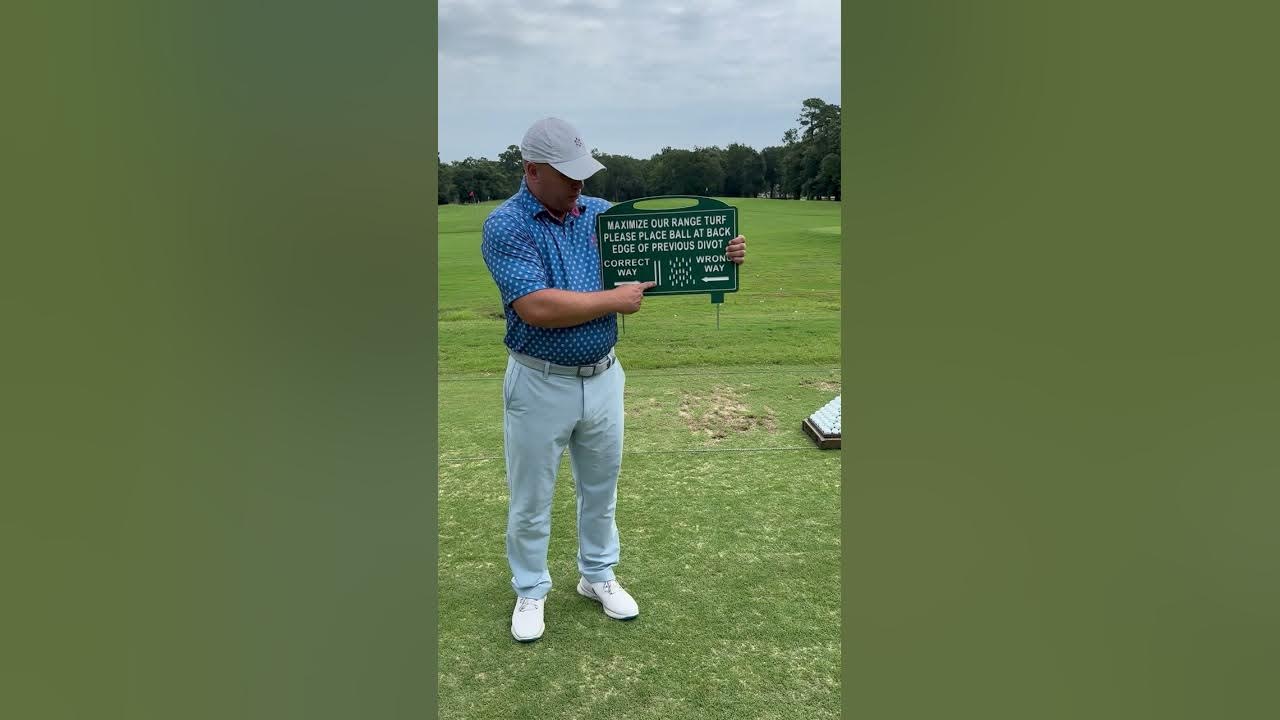 Explanation of Correct Divot Pattern - YouTube