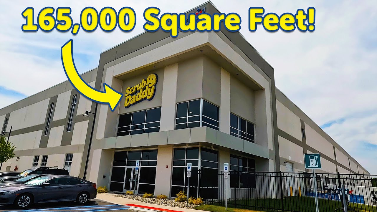 Come Inside Scrub Daddy's New 165,000-Square-Foot Warehouse! - YouTube