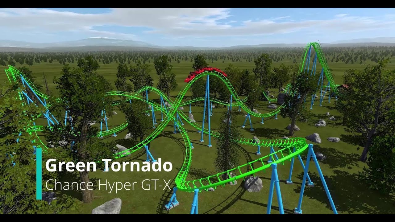 Green Tornado - Chance Hyper GT-X Concept (NoLimits 2) - YouTube