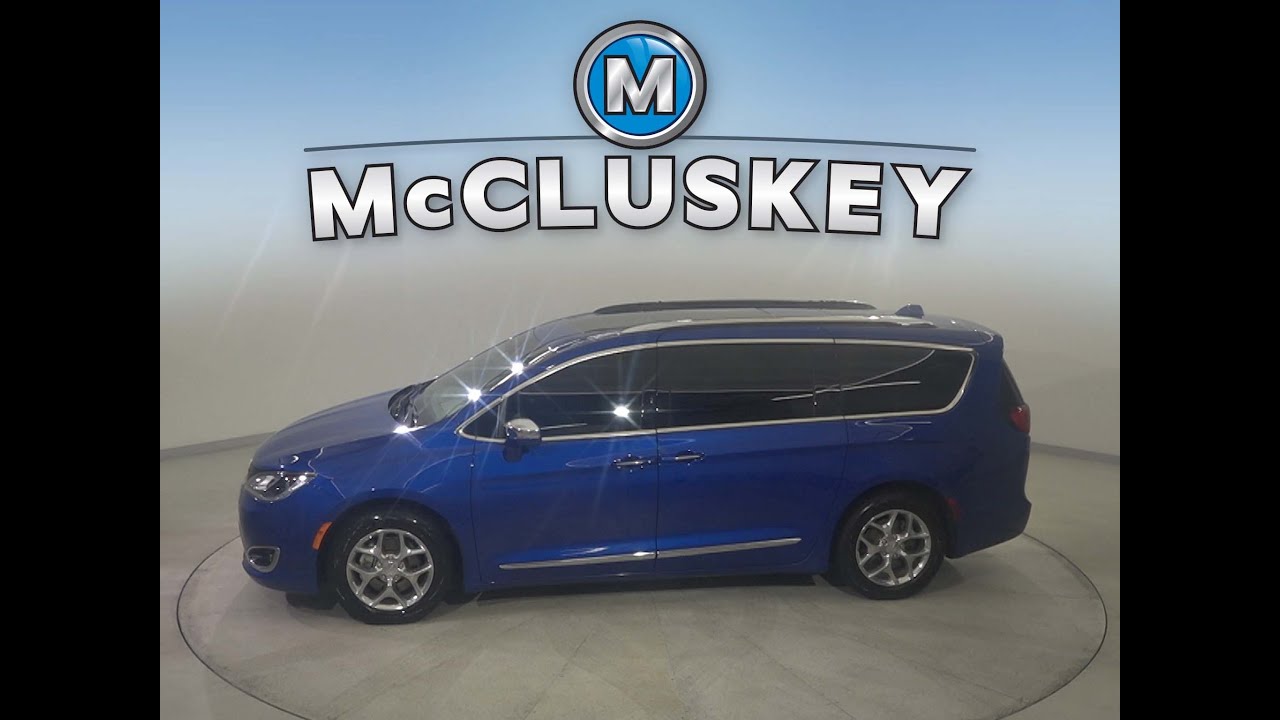 A43507YT Used 2020 Chrysler Pacifica Blue Van For Sale, Review, Test ...