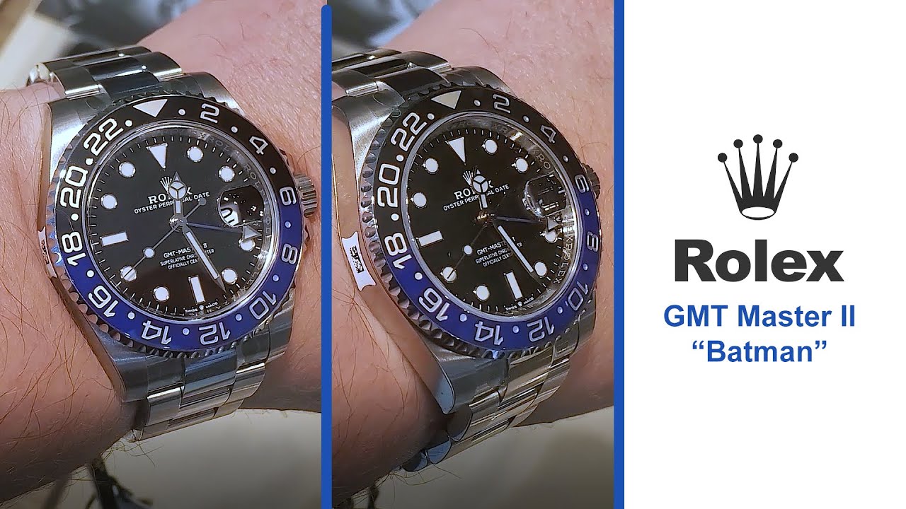 Rolex GMT Master II BLNR "Batman" - YouTube