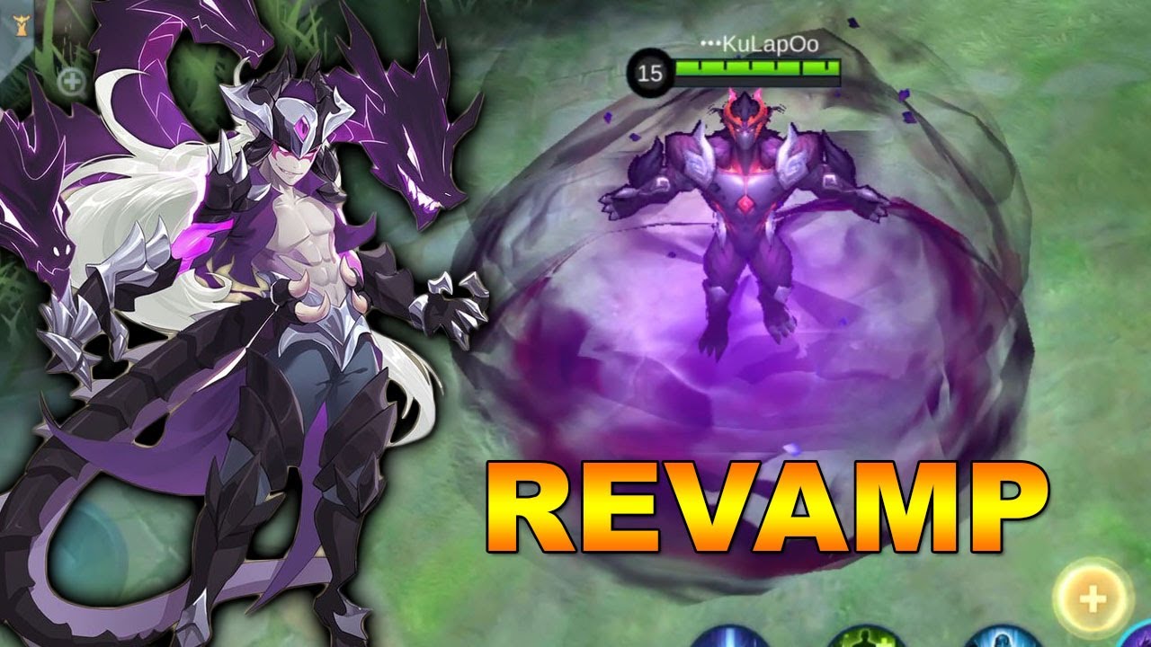Revamp Yu Zhong Is Here! | Full Black Dragon Form | Mobile Legends ...