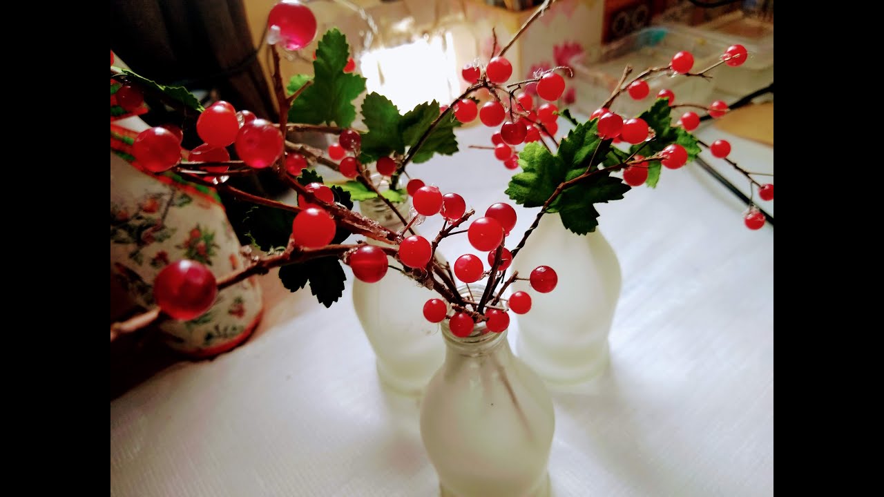 DIY Christmas Berries | Christmas Red Berries | Make expensive XMas Red ...
