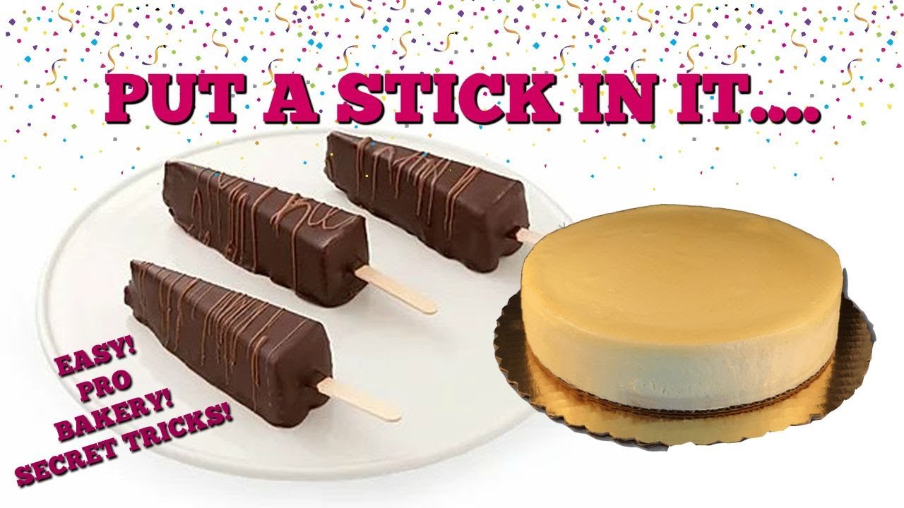 How to Make Cheesecake with Chocolate Ga·nache on a Stick Only on ...